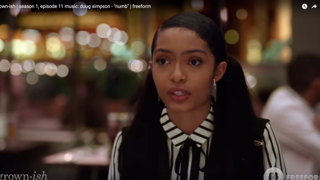 Doug’s “Numb” on Grown-ish – Doug Sxmpson
